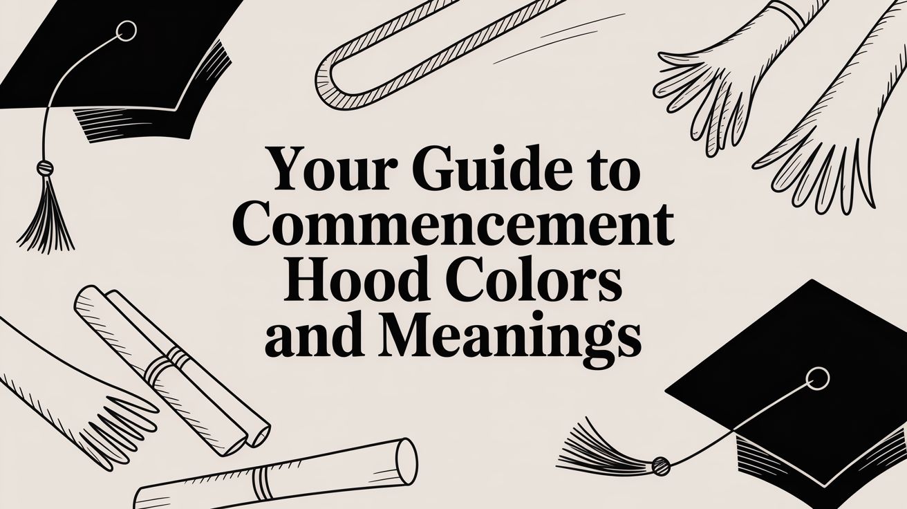 Your Guide to Commencement Hood Colors and Meanings – Graduation Attire