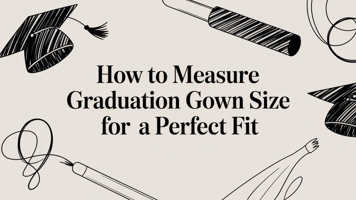 How to Measure Graduation Gown Size for a Perfect Fit – Graduation Attire