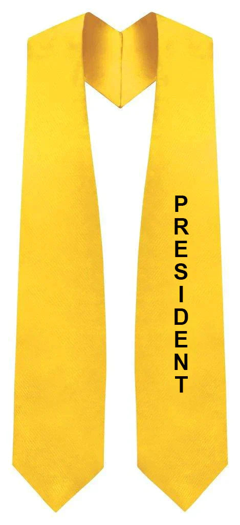 Class Leadership Stoles - Class Officer Stoles – Graduation Attire