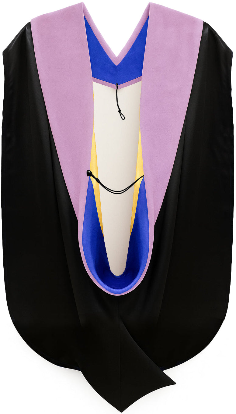 Doctor of Dentistry Hood - Royal Blue & Golden Yellow – Graduation Attire