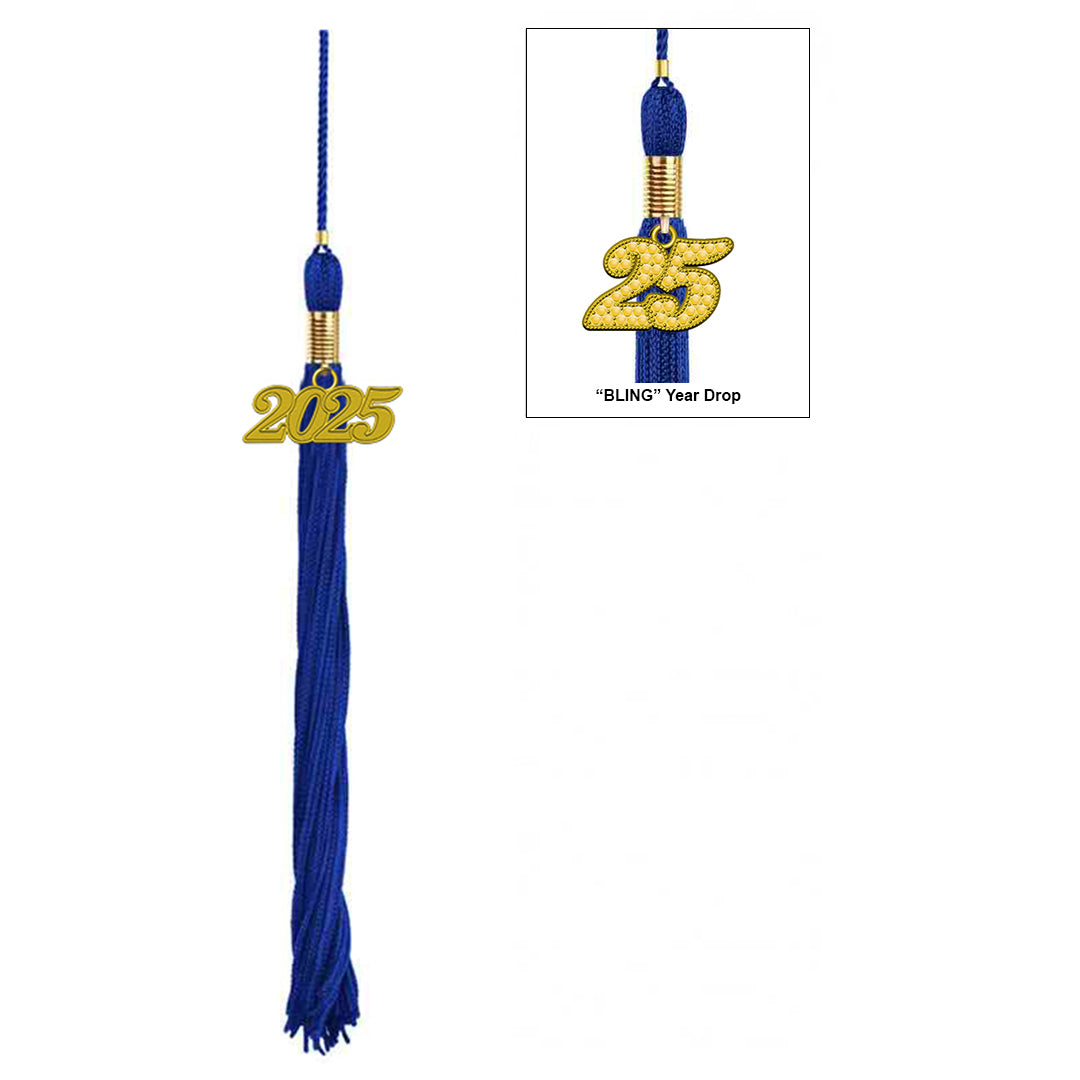 Child Shiny Royal Blue Cap & Tassel - Preschool & Kindergarten Graduat ...