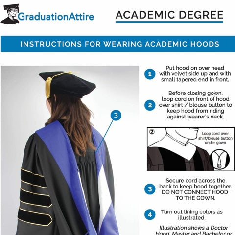 Graduation Attire - Size, Color and Fabric Charts