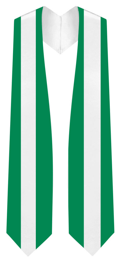 Nigeria Graduation Stole - Nigeria Flag Sash – Graduation Attire